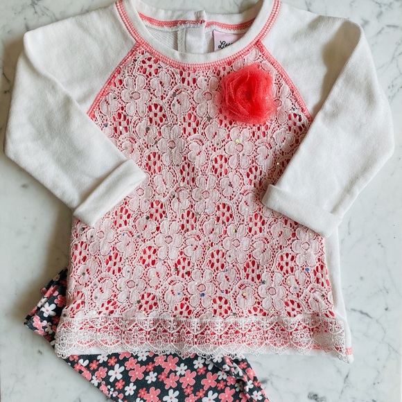 Little Lass | Matching Sets | 24m Little Lass Lace Matching Outfit ...